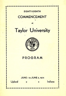 Commencement | Campus Events | Taylor University
