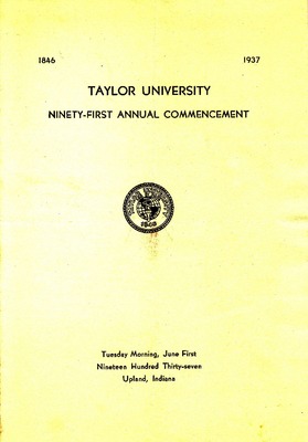 "Taylor University Ninety-First Commencement" by Taylor University